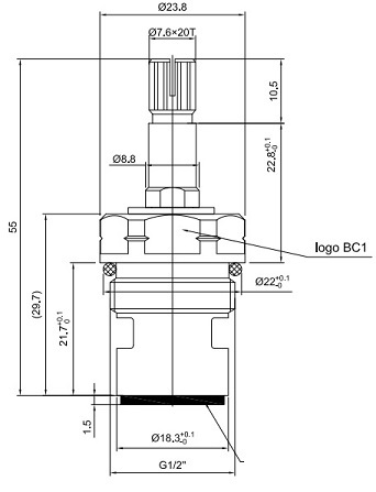 BC1 Ceramic Tap Valves -Kingsway Plumbing